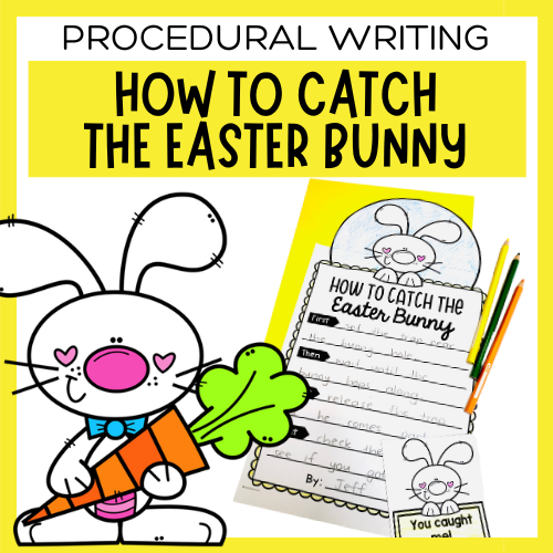 How To Catch The Easter Bunny Procedural Writing and STEM Activity ...