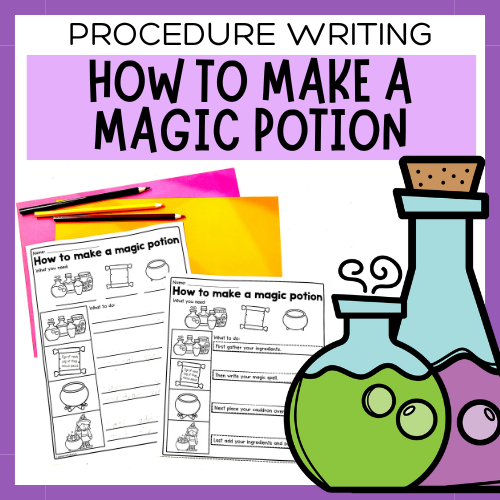 How To Make A Magic Potion | Halloween Procedure Writing & Digital ...